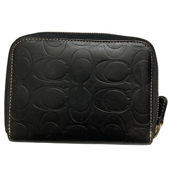 Coach | Accessories | Coach Leather Signature Embossed C Folio | Poshmark